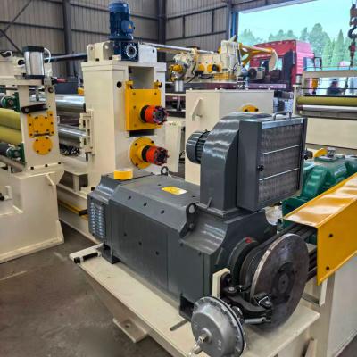 China Manuelle Abwickel-Spaltmaschine für Coils mit 0,3-3,0 mm Dicke und 15 kW Hauptmotorleistung zu verkaufen
