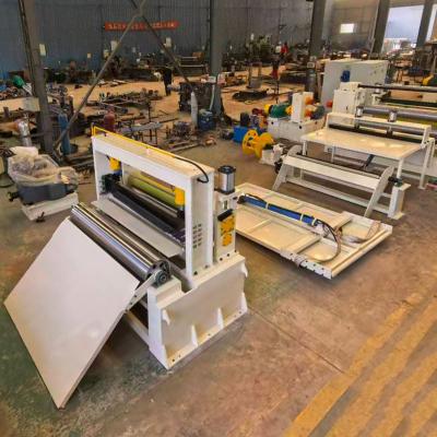 China 15KW Total Power Steel Coil Slitter Machine with Automatic Hydraulic Feeding and 5 Tons Recoiler Capacity for sale