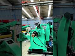0.15-1.5 Mm Thickness Plate Leveling Machine With Multi Roller Setup And Online Cleaning Feature