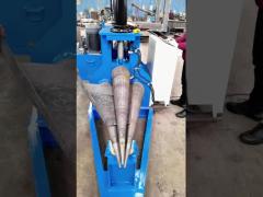 Robuste 1150-1250mm Breite Blech Metallkegel Rollmaschine 4m/Min mit 63-105mm Biegdurchmesser