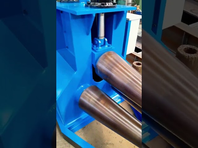 1050 mm bending length sheet metal cone roller with 40 mm side rolls diameter 4m/min