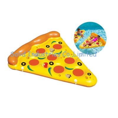 China Summer Water Float Pizza 1.8X1.5M Inflatable Ride-On Float Inflatable Swim Ring for sale