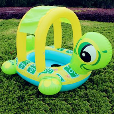 China Tortoise Inflatable Swimming Pools Accessories Baby Plastic Kids Children Toddler Baby Seat Float for 0-3years for sale