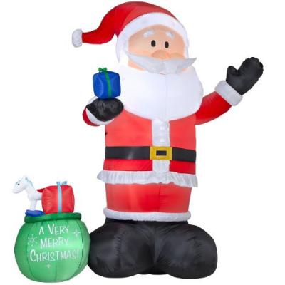 China Holiday Decoration Merry Christmas Inflatable Santa Claus for sale