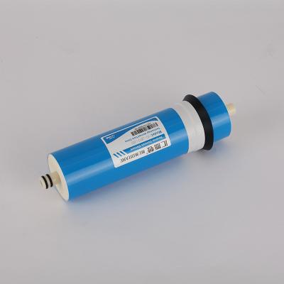 Cina OEM 75 GPD 200 GPD Purificazione dell'acqua domestica 0.0001um RO Cartuccia filtro a membrana in vendita