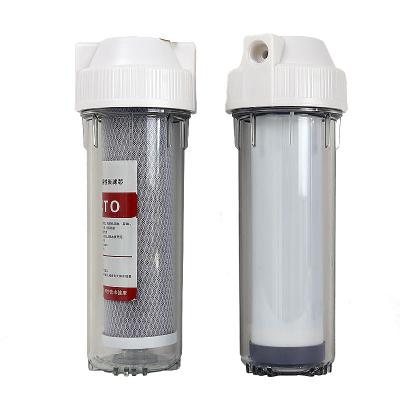 Cina Qiuck Fitting Connection 10 pollici Cassa filtrante trasparente per filtrazione dell'acqua commerciale in vendita