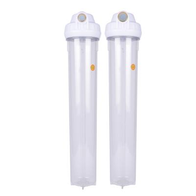 China Flow Polypropylene HFPP Whole House Filter Housing 1/2 3/4 Inner 20inch for Big Blue for sale