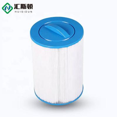 China PP Blue white 10*4.5inch High Flow Above Ground Swimming Pool Cartridge Filter System for sale