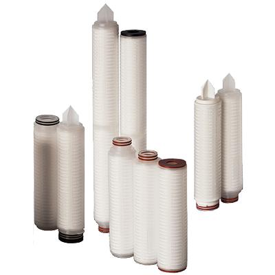 Cina 0.22 Cartuccia di filtro a membrana in PTFE idrofobico a micron per liquidi a forte causticità in vendita