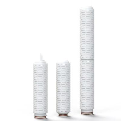 Cina 0.22 Cartuccia di filtro a membrana in PTFE idrofobico a micron per liquidi a forte causticità in vendita