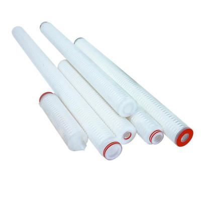 China 10'' 226 Fins PTFE Microporous Plissado Folding Filter para grandes necessidades de filtragem em escala à venda