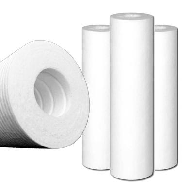 Cina 10 20 30 40 pollici Cartucce ad alto flusso di 5 micron di filtro per sedimenti PP per la prefiltrazione RO in vendita