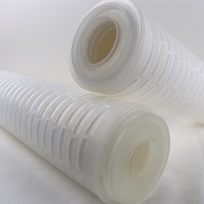 Cina Cartuccia di filtro per acqua industriale in PP da 10 pollici riutilizzabile in poliestere plisato per filtrazione in vendita