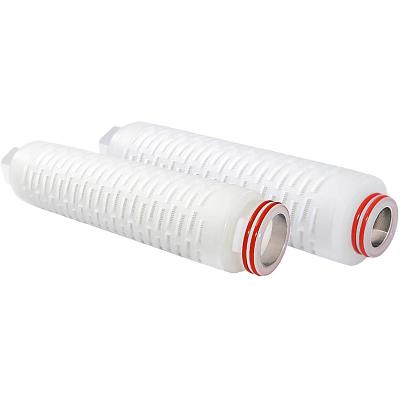 China Acessórios de cartuchos de filtro plissados de fibra de PP para distribuidor de água à venda