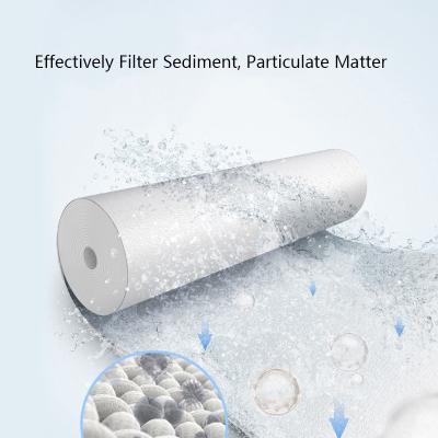 Cina 1 micron 5 micron Cartuccia di filtro per sedimenti di PP a fiato per la rimozione di particelle sospese in vendita