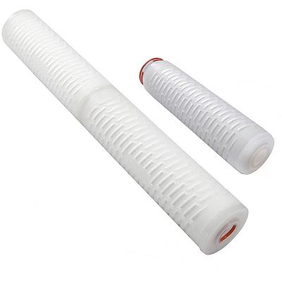 China 20 inch 40 inch PP pleated filter cartridge 5 micron voor RO-systeem NO App-controlled Te koop