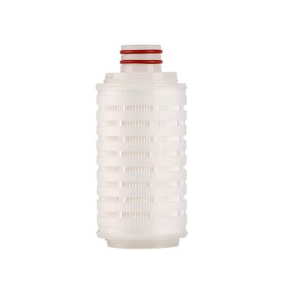China 0.2 micron 5 polegadas Cartucho Plissado Microfiltração para esterilização de alimentos e bebidas à venda