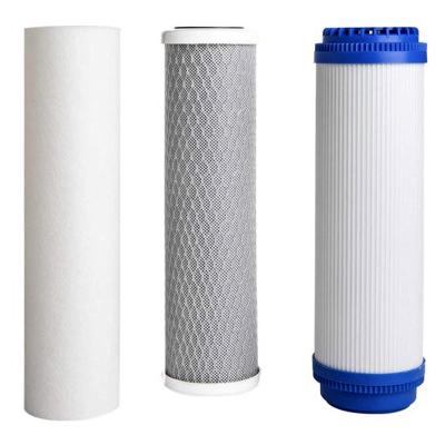 China Cartucho de filtro Pp de 10 polegadas com conexão rápida para sistema de purificação de água doméstica à venda