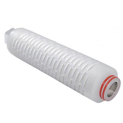 China Cartucho de filtro plissado de 20 polegadas 40 polegadas de alta taxa de fluxo PP para purificação de água PLC à venda