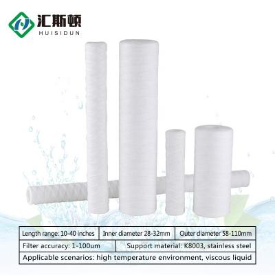 Cina Cartucce di filtro per ferite a stringa di 15 W per filtrazione domestica e trattamento dell'acqua in vendita