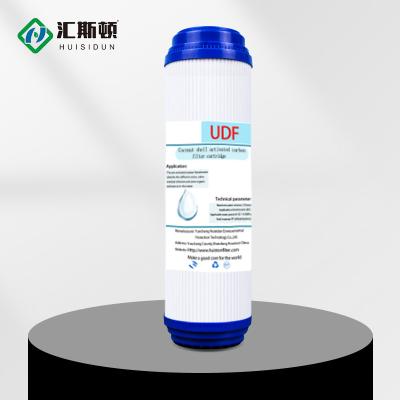 China Filtro de carbono ativado granular UDF de 10 polegadas para sistema de purificação de água doméstica à venda