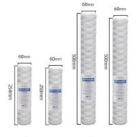 China 10 Micron Polypropylene Membrane String Wound Sediment Filter for Water Liquid Filter for sale