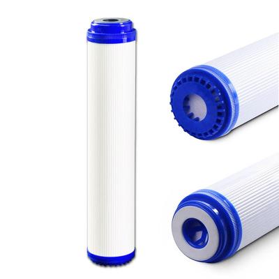 China 20 * 2,5 inch UDF Granulaire geactiveerde koolstoffilter cartridge voor optimale waterdruk Te koop