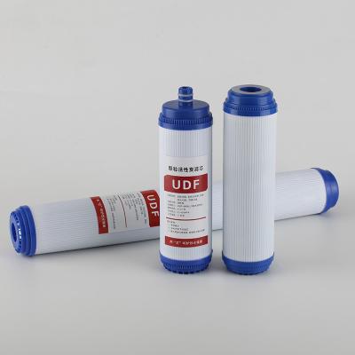 China 20 inch Carbon Particle UDF Coconut Shell Activated Carbon Filter Core voor zoet water Te koop