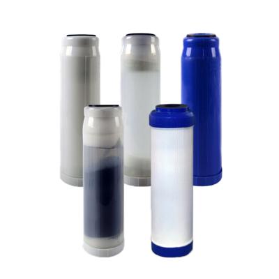 China 10 inch zuiver waterfilter met kokosschel, geactiveerde koolstof en cartridge Te koop