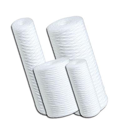 Cina Cartuccia di filtro per sedimenti a stringa di fibra di vetro per filtrazione microelettronica 20 pollici in vendita