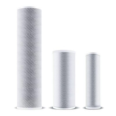 Cina 10 pollici Jumbo compresso filtro di carbone attivo carbone per deodorante e purificazione in vendita