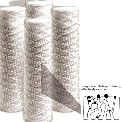 Cina 10 pollici 5 micron PP String Cartridge per la pre-filtrazione dell' acqua potabile in vendita
