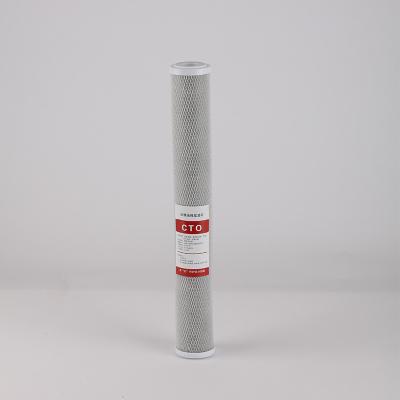 China Hotel Water Pre-Filtration 5micron CTO Filter Cartridge Coal Based Activated Carbon Block for sale