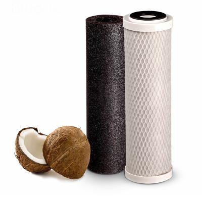 China 20 inch CTO Coconut Shell geactiveerde koolstoffilter cartridge voor commerciële waterzuiveringsapparaten Te koop