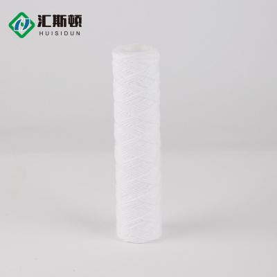 Cina Cartuccia di filtro a ferita di filo da 10 pollici per la filtrazione frontale del supporto dell'acqua potabile in vendita