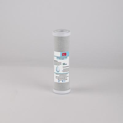 China CTO Carbon Filter Cartridge for Reverse Osmosis 10 inch Compressed Activated Carbon for sale