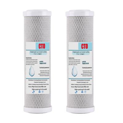 Cina Prefiltrazione domestica 10/20 pollici CTO Coconut Shell Carbon Attivato per la Purificazione dell'Acqua in vendita