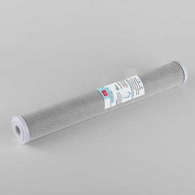 China Purificador de agua universal de carbón activado comprimido de 20 pulgadas para tiendas de ropa en venta