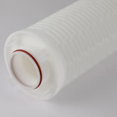China Filtro de profundidade fixa Elementos plissados microporosos para separação industrial de óleo e água à venda