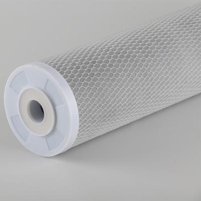 China Purificación de agua de alto flujo con Huiston 20 pulgadas 4,5 elemento de filtro de carbono activado en venta