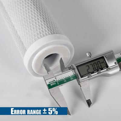 China Electric Power Source 10*2.5inch CTO Coconut Carbon Activated Carbon Block Water Filter for sale