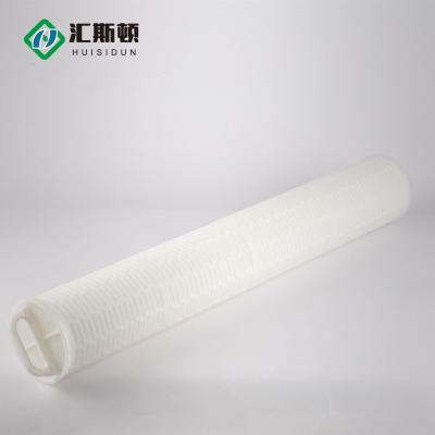 China Cartucho de filtro de agua plissado de alto caudal PP PES PVDF PTFE Nylon para OEM en venta