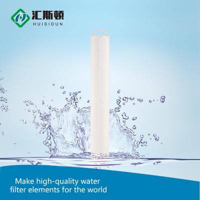 China Cartucho de filtro de agua plissado de alto caudal PP PES PVDF PTFE Nylon para OEM en venta
