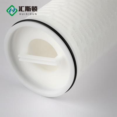 China Cartucho de filtro de agua plissado de alto caudal PP PES PVDF PTFE Nylon para OEM en venta