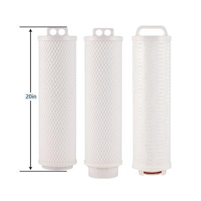 Cina Filtrazione dell'acqua industriale Whiston Pp Filter Cartucce di progettazione plissate ad alto flusso in vendita