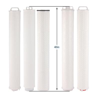 Cina 0.2 Cartuccia di filtro per acqua pieghevole a grande flusso di legame termico in PTFE PP in vendita