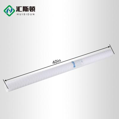 China 20-40 Zoll Industrie-String Wunde Polypropylen Filterpatronen für Lebensmittel und Getränke zu verkaufen