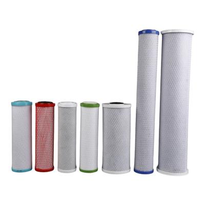 Cina Cartuccia di filtro del carbonio da 5 micron da 20 pollici per filtro dell'acqua commerciale in vendita
