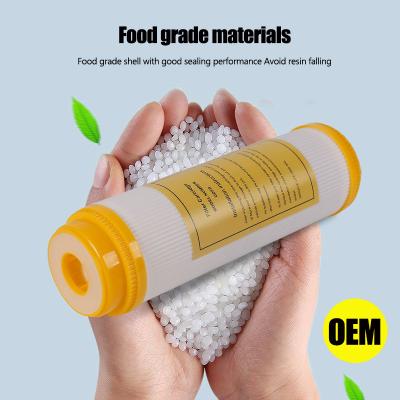 China 10 inch voorfilter Ionenwisselhars verzachtend filterelement voor waterzuivering Te koop