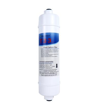 Cina Home Office Filtrazione 10 pollici T33 Post Carbone Attivo Quick Connect Integrato in vendita